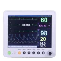 China 12.1'' Color TFT LCD Multiparameter Patient Monitor with 1 Year Warranty and Compact 30*27*30CM Design for sale