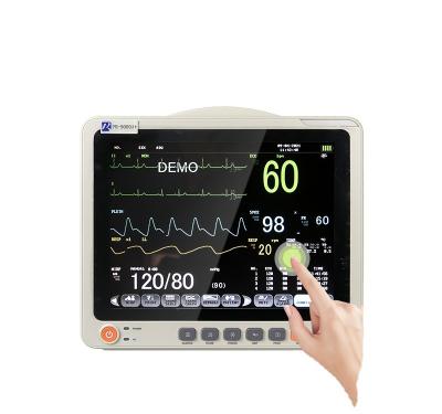 China Multi Parameter Patient Monitor with Electric Power Source Built-in Battery and Three-Level Intelligent Alarm for sale