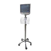 China 6-Parameter Patient Monitor with Trolley Bedside and Electric Power Source 1 Year Warranty for sale