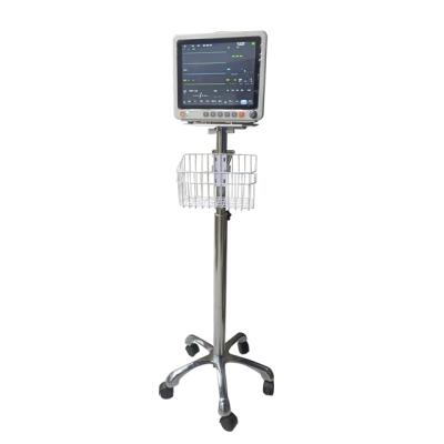 China 6-Parameter Patient Monitor with Trolley Bedside and Electric Power Source 1 Year Warranty for sale