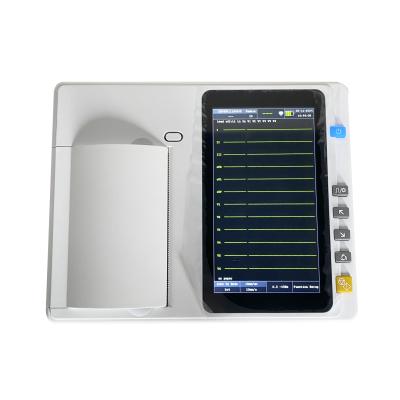 China Digital ECG Machine 12 Leads Monitor ECG Device 3 Channels 6 Channels EKG Machine with PC Software for sale