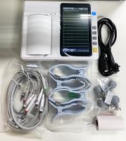 China Digital ECG Machine 12 Leads Monitor ECG Device 3 Channels 6 Channels EKG Machine with PC Software for sale