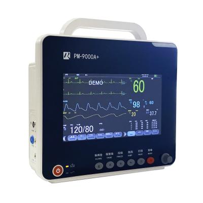 China 10-Inch Electric Multi Parameter Patient Monitor with 6 Parameters for ICU Vital Signs Monitoring for sale