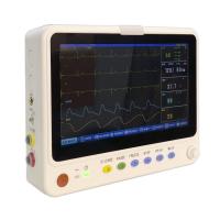 China Portable 10-Inch Ambulance Ward Medical ECG Monitor Multi-Parameter Critical Care Portable Cardiac Monitor for sale