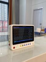 China Portable 10-Inch Ambulance Ward Medical ECG Monitor Multi-Parameter Critical Care Portable Cardiac Monitor for sale