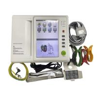 China 12 Channel Portable ECG Machine with 10 Inch Touch Screen for Hospital and Clinic Use for sale