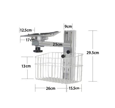 China Hospital Aluminium Alloy Wall Mounted Monitor Holder/Aluminium Alloy Wall Mounted Holder for Patient Monitor for sale