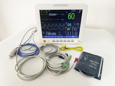 China 12.1 Inch Color LCD Display Multi Parameter Patient Monitor with Trolley/Wall Bracket Mountable and Lightweight 3.9 KG Design for sale