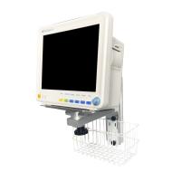 China Height Adjustable Metal Wall Bracket for Hospital Ward Patient Monitor Mounting for sale