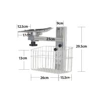China Height Adjustable Metal Wall Mount Bracket for Patient Monitor Support Arm in Hospital Ward for sale