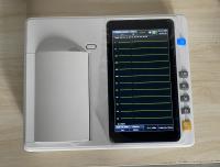 China 7 Inch Touch Screen Medical ECG Machine with Thermal Array Printer for Real-time/Offline Analysis for sale