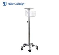 China Hospital Trolley Height Adjustable Mobile Medical Patient Monitor Trolley for Sale for sale