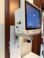 China Height Adjustable Aluminium Alloy Wall Mount Bracket for Patient Monitor in Hospital Ward for sale