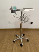 China Adjustable Aluminum Alloy Patient Monitor Trolley with OEM Support for Hospital Use for sale