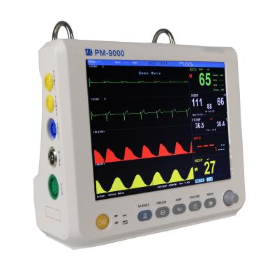 China 8 Inches Color TFT LCD Multi Parameter Patient Monitor 5 Leads ECG for ICU CCU OR for sale