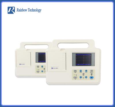 China Emergency Medical ECG Machine Built In Battery 12 Channel Waveform for sale