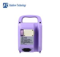 China Medical Portable Enteral Feeding Pump Purple Color Class II Semi Squeeze Finger Type for sale