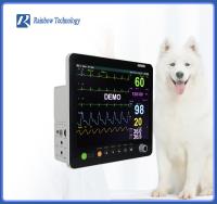 China Portable Animal Vet 6 Parameters Patient Monitor 15 Inch With Etco2 Optional for sale