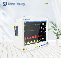 China 220V Multi Parameter Vital Sign Monitor 3-5 Leads ICU Bedside Monitor for sale