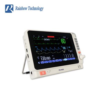 China 10 Inch Color TFT Display Multiparameter Medical Mobile Patient Monitor For Hospital for sale