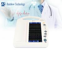 China ISO Ekg Electrocardiogram Medical Ecg Machine 10.1 Inch 12 Channel 12 Lead for sale