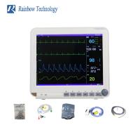China Reliable Multi Parameter Patient Monitor PM-9000 15 Inch Optional Mobile Cart for sale