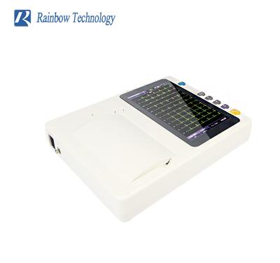 China 7 Inch Touch Screen Ekg Medical Equipment Digital ISO Certified 12 Channel for sale