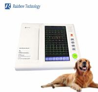 China 7 Inch Touch Screen 12 Channels 12 Leads Veterinary ECG Machine for sale