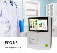 China Multi Language 3 Channels Medical ECG Machine Including 80mmx20m Thermal Paper for sale