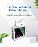 China 8 Inch Portable Patient Monitor For Hospital Wall Mounted Stand Optional for sale