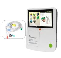 China 3 Channel Ecg Ekg Heart Monitor Electrocardiogram Machine With PC Software for sale