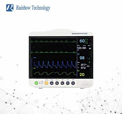 China Noninvasive Blood Pressure Multi Parameter Patient Monitor Hand Carried 12.1In for sale