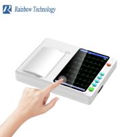 China Hospital Electrocardiogram 7In Touch Screen ECG EKG Machine Digital 6 Channels for sale