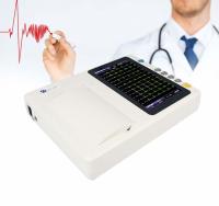 China ISO Electrocardiogram 7 Inch Touch Screen 12 Leads Ecg Machine With Analyzer for sale