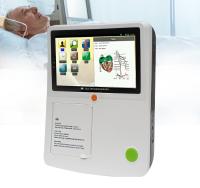China Li-Ion Electronic Heart Digital Ekg Ecg Machine 3 Channel 12 Lead Rechargeable for sale