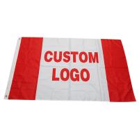China Digital Printing Custom Polyester Flag Double Sided 100% Polyester Country Flag Banner for sale