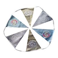 China OEM ODM String Flag Custom 100D Polyester Fabric 20x30 Triangle Flag Banner for sale
