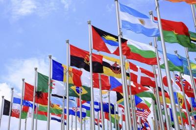 China Wonderful All World Countries Flags 3X5FT 100 Polyester Material for sale