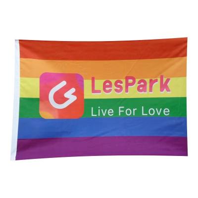 China Gay Pride Rainbow LGBT Flag For Festival Party Celebration Decoration for sale