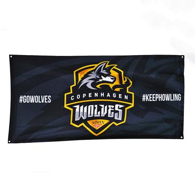 China ODM Indoor Outdoor Custom Advertising Banners  Polyester Digital Printing for sale