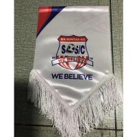 China Plain Pennant Wall Flag Sublimated Printing Blank Wall Hanging Banner for sale