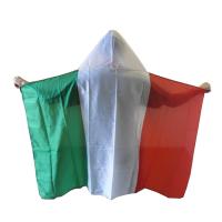 China Football Body Flag Cape With Arms Sleeves Customized Color for sale