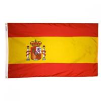 China Pantone Polyester World Flags Hanging Style Romania Country Flag for sale