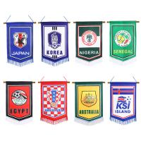 China Custom Logo Pennant Wall Flag Double Side Sublimation Printing for sale