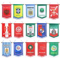 China Custom Sublimation Pennant Wall Flag Sports Hanging Wall Flag for sale