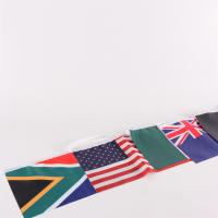 China Sports And Games World Cup Flags Digital Printing Silk Printing for sale
