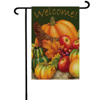 China 100d Polyester Halloween Decorative Garden Flags Digital Printing for sale