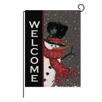 China Decorative Various Style Outdoor Garden Flags 12x18 Inch ISO Certificate for sale