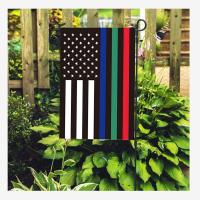 China Colorful Holiday Decorative Garden Flags Height 93cm Sublimation Yard Flags for sale