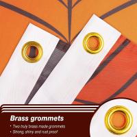 China Orange 120x180cm Halloween Outdoor Flags Double Sided Printed for sale